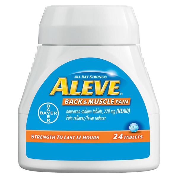 Aleve Back & Muscle Pain Tablet, Pain Reliever/ Fever Reducer - 1Source