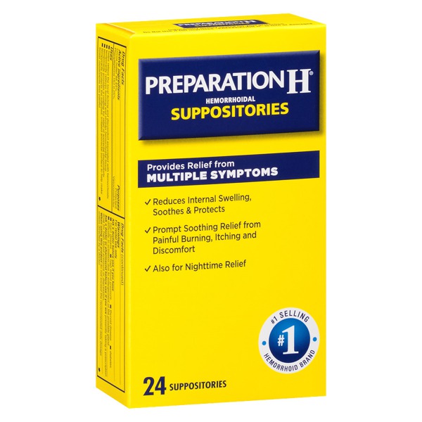 Preparation H Hemorrhoidal Suppositories - 1Source