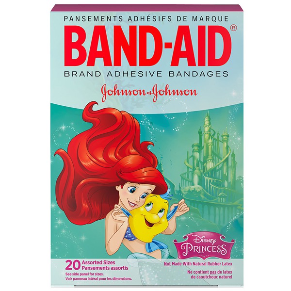 Band-Aid - Children'S Disney Princess Adhesive Bandages Assorted Sizes ...