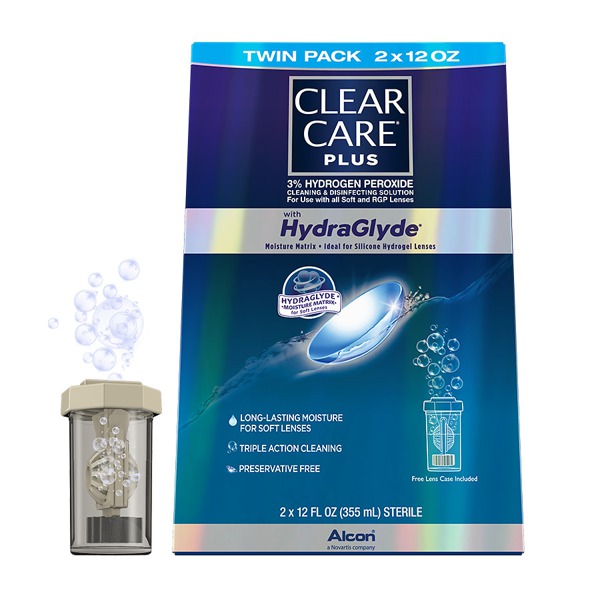 Clear Care Plus Hydraglyde Cleaning And Disinfecting Solution - 1Source