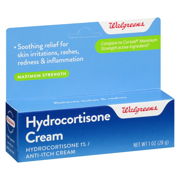 Walgreens Hydrocortisone Cream 1% Maximum Strength - 1Source