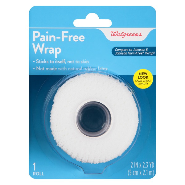 Walgreens Pain-Free Wrap, 2 In X 2.3 Yd White - 1Source