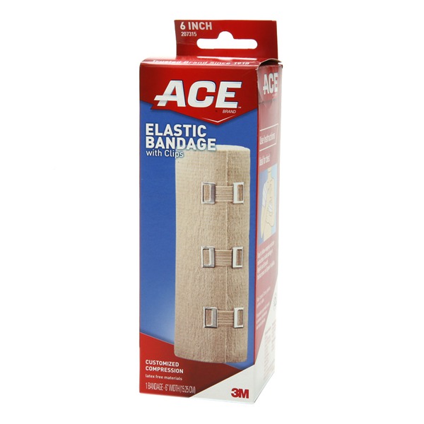 Ace Elastic Bandage With Clips, Model 207315 - 1Source