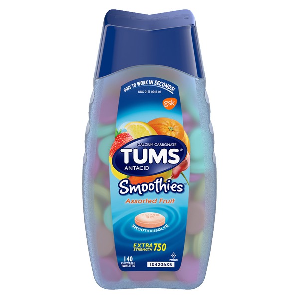 Tums Smoothies Antacid Assorted Fruit - 1Source