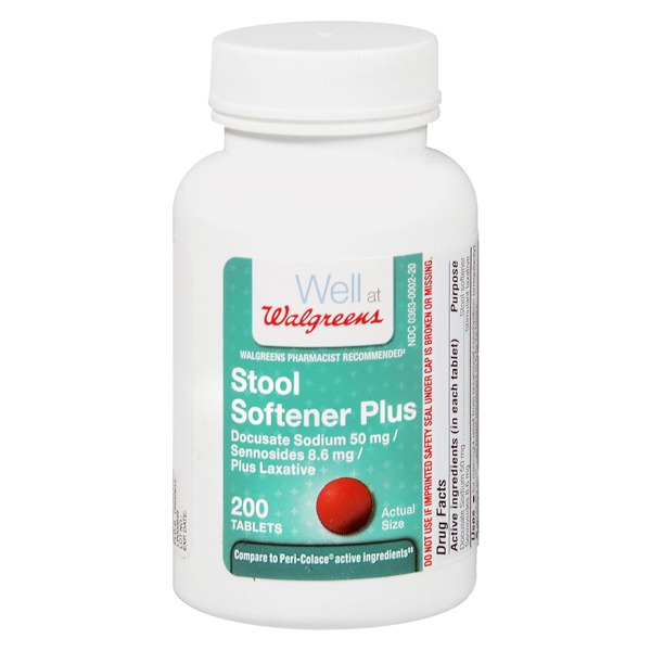 Walgreens Stool Softener Plus Laxative Tablets - 1Source