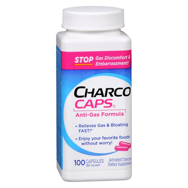 Charcocaps Anti-Gas Formula Capsules - 1Source