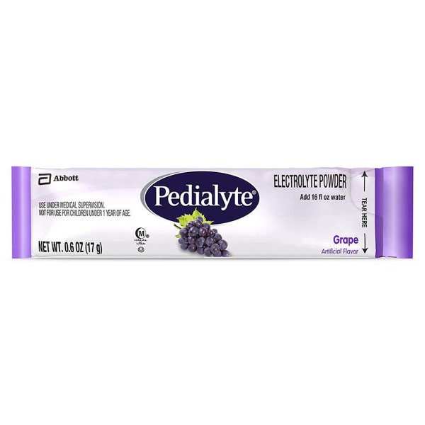 Pedialyte Powder Packs Grape - 1Source
