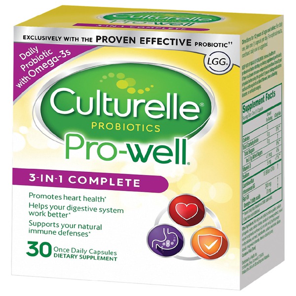 Culturelle Probiotics Pro-Well 3-In-1 Complete - 1Source