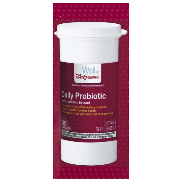 Walgreens Probiotic + Turmeric Extract - 1Source