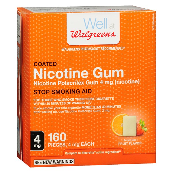 Walgreens Nicotine Gum Fruit - 1Source