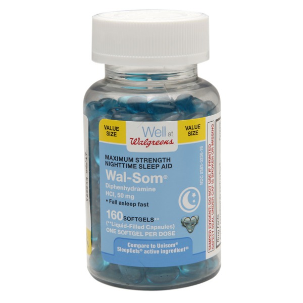 Walgreens Wal-Som Sleep Aid Softgels - 1Source