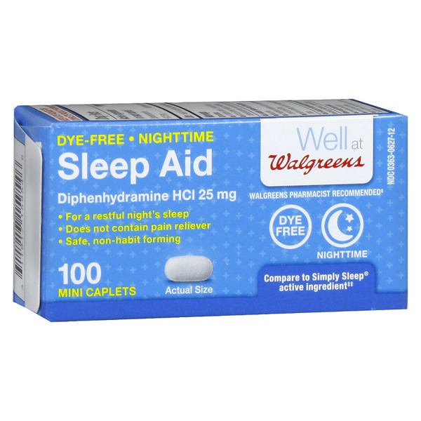 Walgreens Sleep Aid Mini Caplets - 1Source