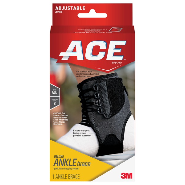 Ace Deluxe Ankle Brace Adjustable - 1Source