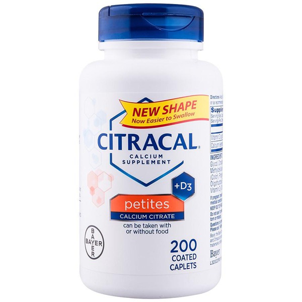 Citracal Calcium Citrate + D Coated Tablets Petites - 1Source