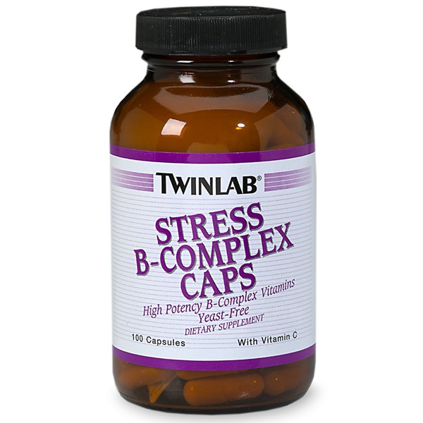 Twinlab Stress B-Complex Caps Dietary Supplement Capsules - 1Source