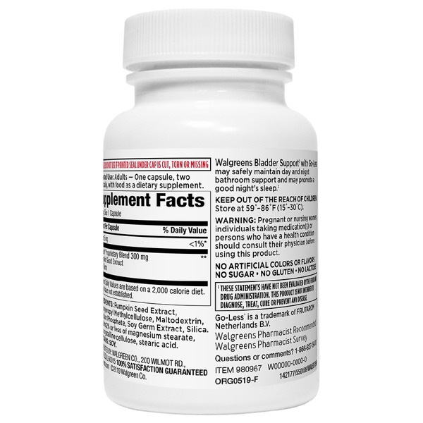 Walgreens Bladder Control Caplets - 1Source