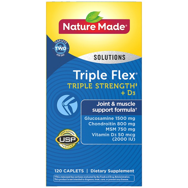 Nature Made Tripleflex With Vitamin D3 Dietary Supplement, Triple ...