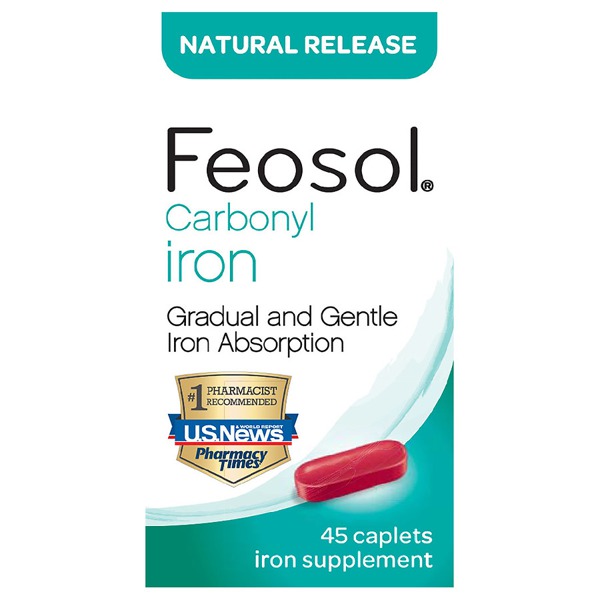 Feosol Iron Supplement Caplets - 1Source