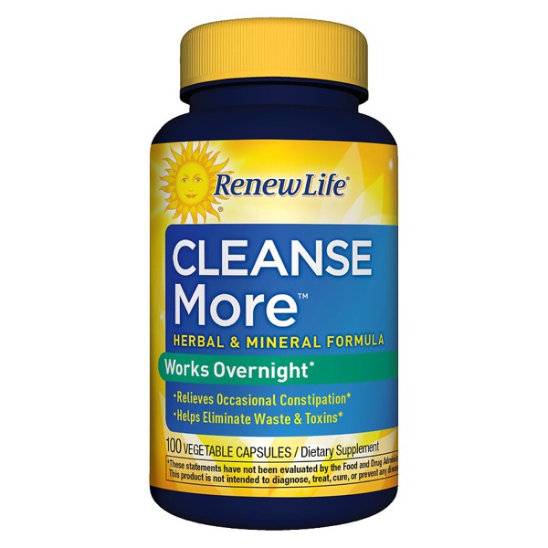 Renew Life Cleansemore Dietary Supplement Vegetarian Capsules - 1Source