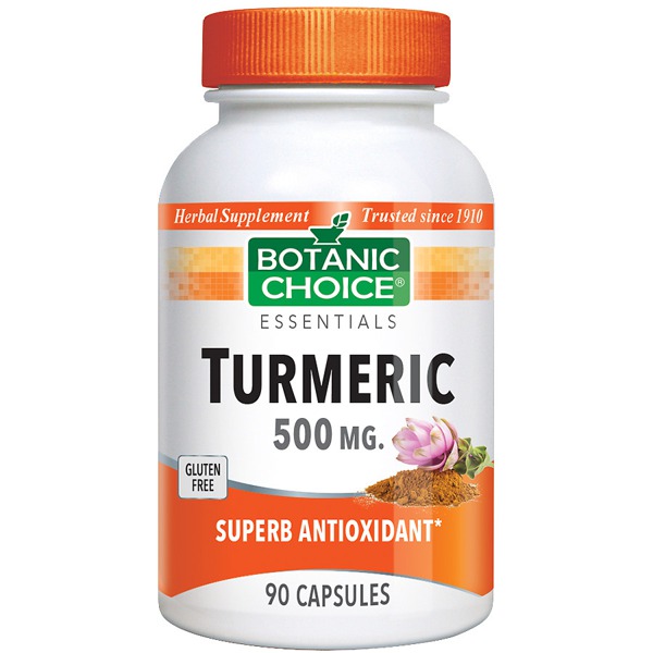 Botanic Choice Turmeric 500 Mg Herbal Supplement Capsules - 1Source