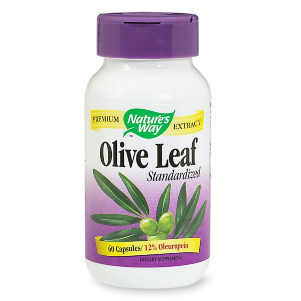 Nature'S Way Olive Leaf Standardized Dietary Supplement Capsules - 1Source