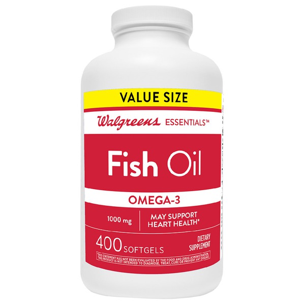 Walgreens Fish Oil 1000Mg - 1Source