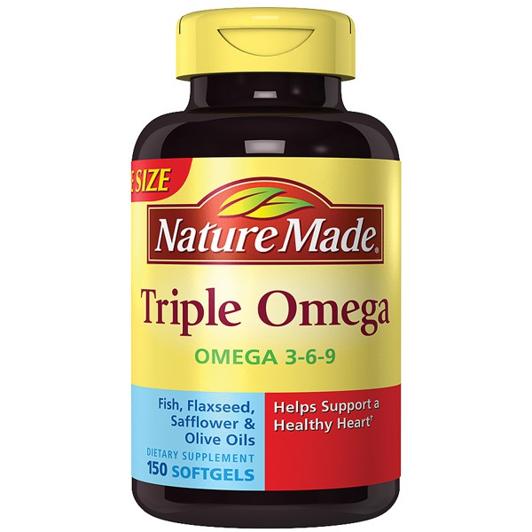 Nature Made Triple Omega Liquid Softgels Dietary Supplement - 1Source