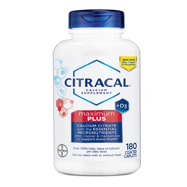 Citracal Maximum Plus Calcium Citrate With Vitamin D3 Caplets - 1Source