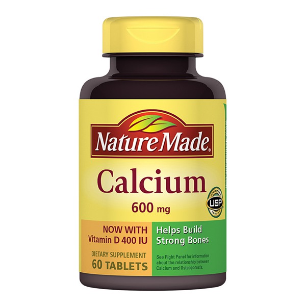 Nature Made Calcium With Vitamin D, 600Mg, Tablets - 1Source