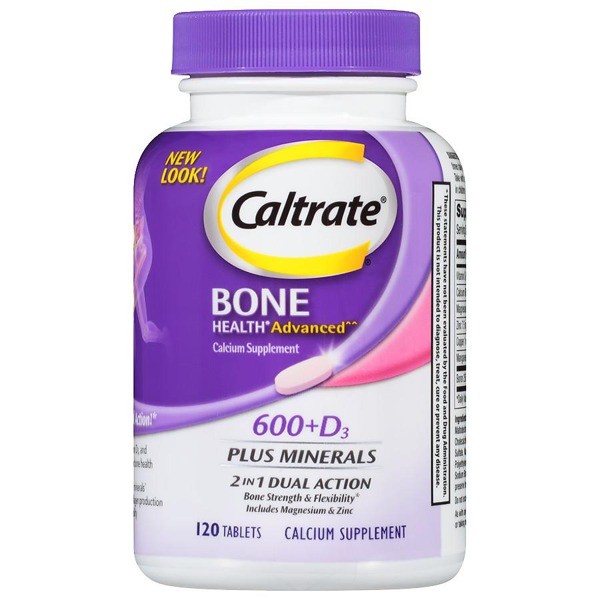 Caltrate 600+D Plus Minerals Calcium Supplement Tablets - 1Source