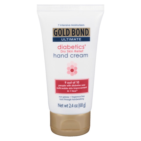 Gold Bond Ultimate Diabetic Dry Skin Relief Hand Cream Fragrance Free ...