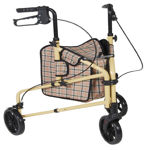 Drive Medical Winnie Lite Supreme 3 Wheel Rollator Rolling Walker Tan ...