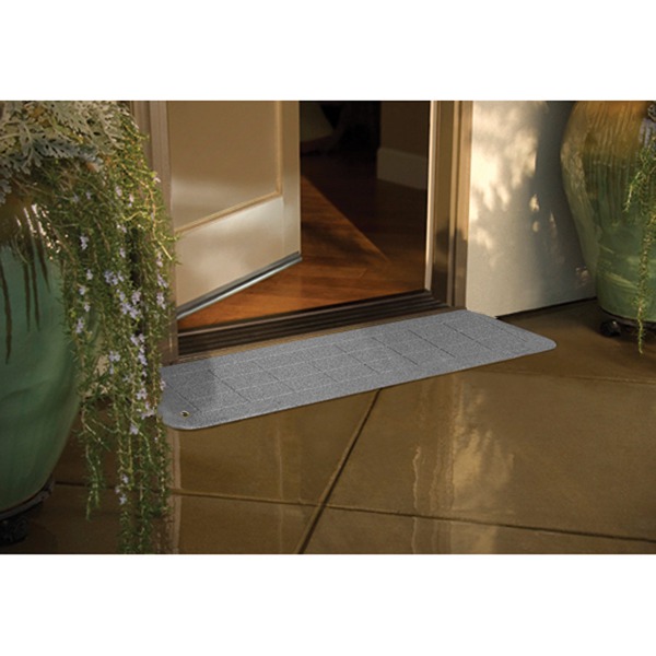 PVI Bighorn Plastic Threshold 12 X 42 Inches Granite Gray - 1Source