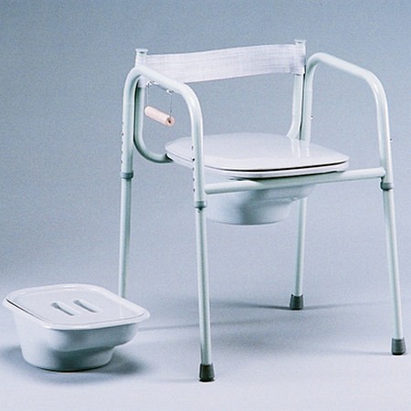 TFI Medical Commode With Elongated Seat, US Made - 1Source