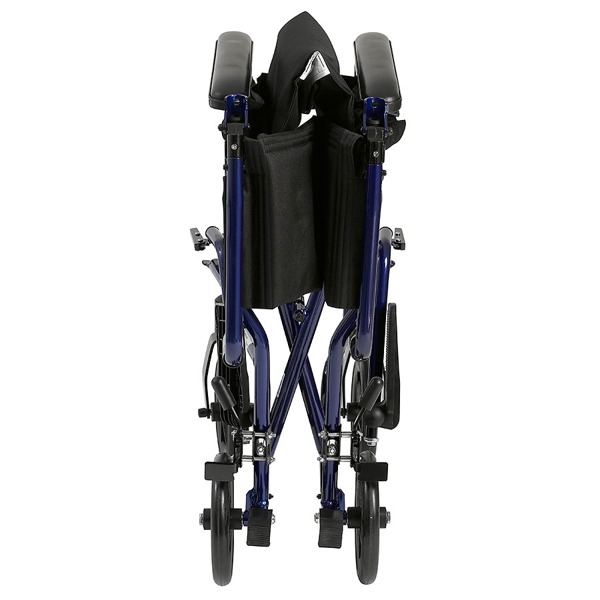 Drive Medical Lightweight Transport Wheelchair 19 Inch Black - 1Source