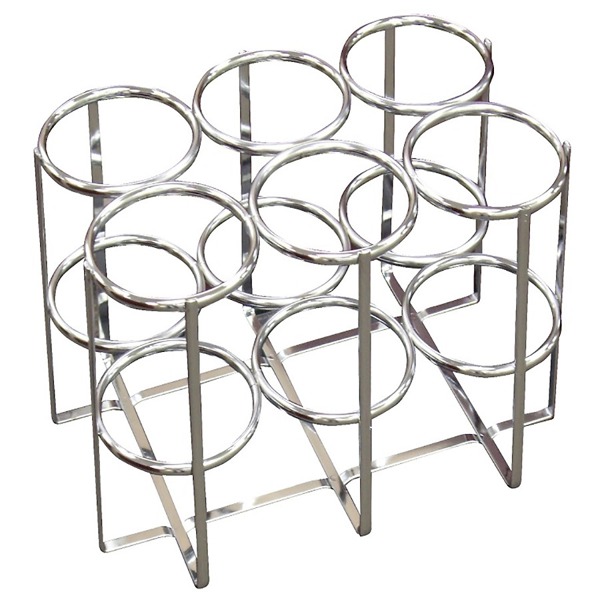 Drive Medical E D Or C Tank Economy Oxygen Cylinder Rack 6 Slots Chrome ...