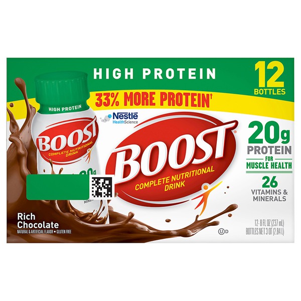 Boost High Protein Complete Nutritional Drink Chocolate Sensation - 1Source