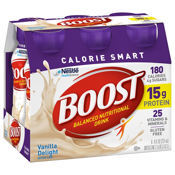 Boost Calorie Smart Balanced Nutritional Drink Vanilla - 1Source