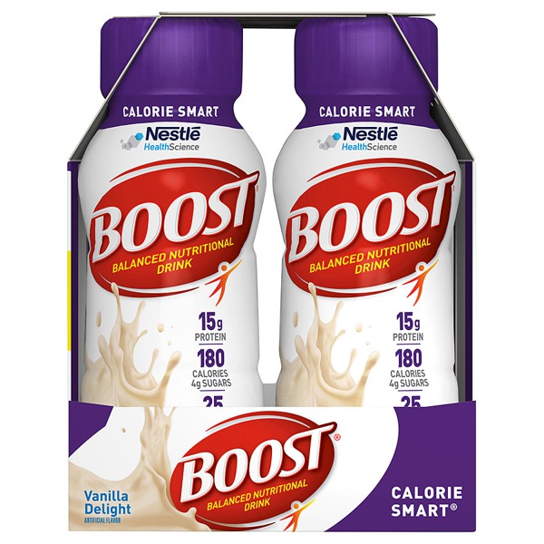 Boost Calorie Smart Balanced Nutritional Drink Vanilla - 1Source
