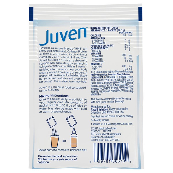 Juven Therapeutic Nutrition Powder Orange - 1Source