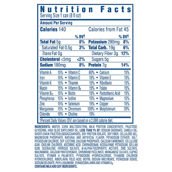 Glucerna Snack Shake Nutrition Shake Ready-To-Drink Vanilla - 1Source