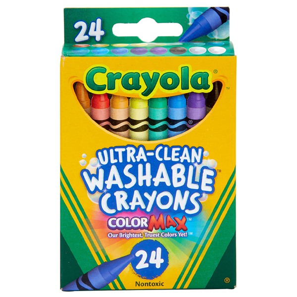 Crayola Ultra Clean Washable Crayons Assorted Colors - 1Source