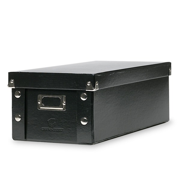 Snap-N-Store Collapsible Storage Box, DVD Black - 1Source