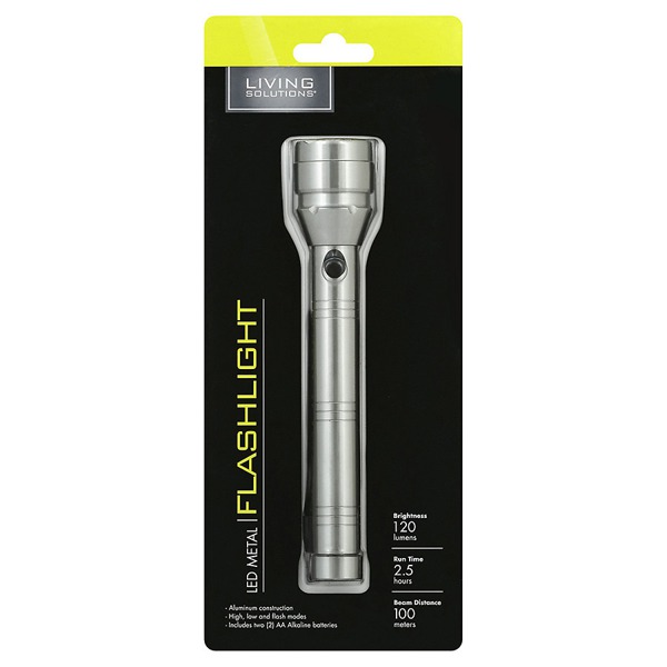 Living Solutions Aluminum Flashlight - 1Source