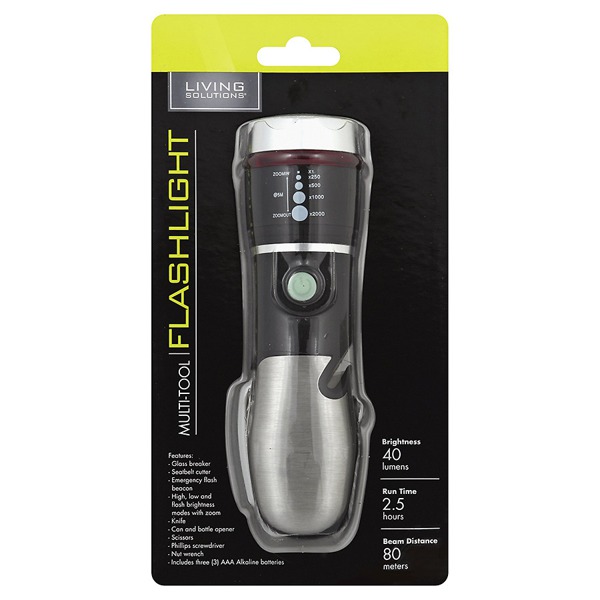 Living Solutions Multi-Tool Flashlight - 1Source
