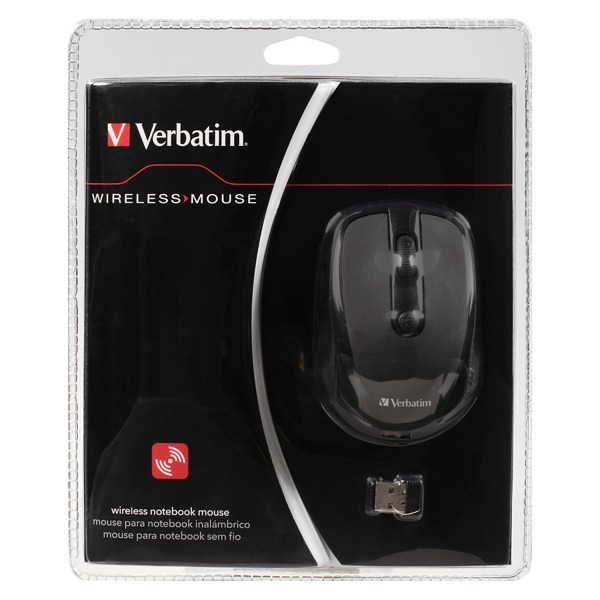 Verbatim Wireless Mouse 98122 Black - 1Source