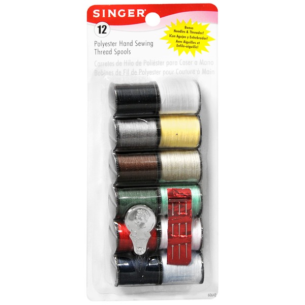 Singer Polyester Hand Sewing Thread Spools - 1Source