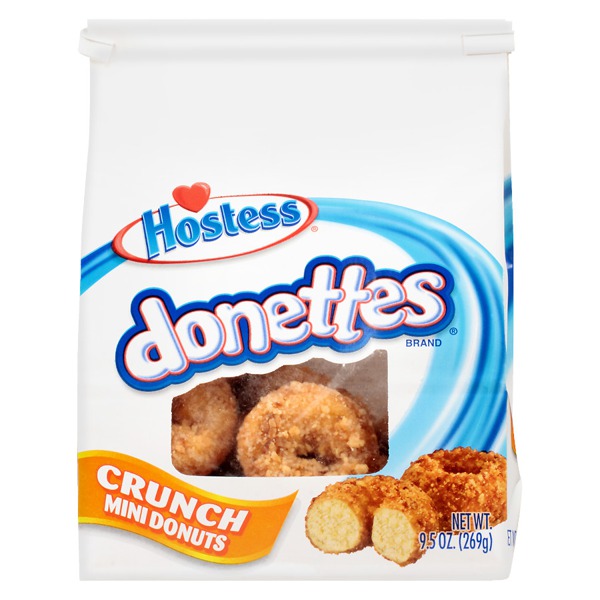 Hostess Donettes Mini-Donuts Bag Crunch - 1Source