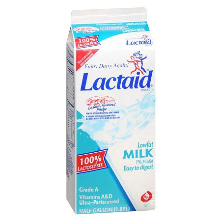 Lactaid Lowfat Milk 1/ 2 Gallon Carton - 1Source