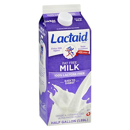 Lactaid Fat Free Milk 1/ 2 Gallon Carton - 1Source